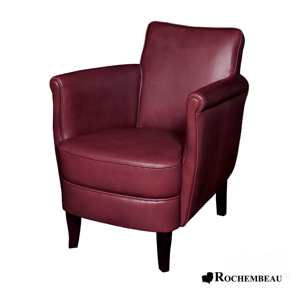 Le fauteuil Club cuir haut de gamme Rochembeau