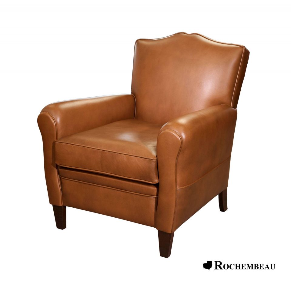 Le fauteuil Club cuir haut de gamme Rochembeau